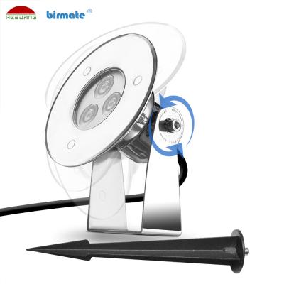 China 3W RGB Color Changing Surface Mounted Pin Light DMX Insert Anti UV Material for sale