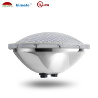 China Housing Assembly 100% RGB Synchronous Control 18W PAR56 IP68 LED Pool Light Bulb for sale