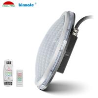 China RGB PC Cover 18W 520LM PAR56 Swimming Pool Light Bulb for sale