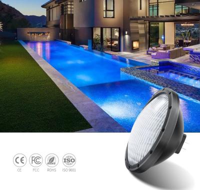 China 18W Par 56 LED Pool Light , RGB 12V Led Swimming Pool Light Fixture Remote Controller for sale