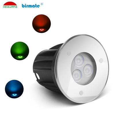 China Waterproof IP68 630nm 3W 90LM Underwater LED Spotlights for sale