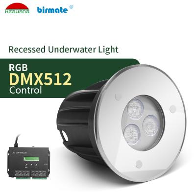 China 5W IK10 130LM Color Changing Pool Light VDE Underwater LED Lawn Light for sale