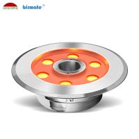 China IP68 Waterproof 6W RGB SS316L 200LM Led Fountain Lights for sale