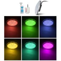 China RGB 100% Synchronous 17W 520LM LED Underwater Pool Light for sale