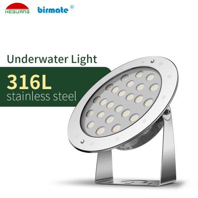 China SMD3030 IP68 SS316L 24W Led Swimming Pool Lighting for sale