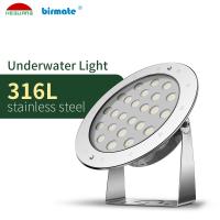 China RGB DMX512 48W IP68 IK10 Underwater Swimming Pool Lights for sale
