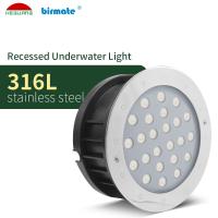 China Stainless steel IP68 Structural waterproof led Underwater swimming pool lights for sale