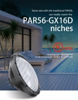 China Aluminum PAR56 GX16D UL Certificated Pool Light 20W FCC for sale