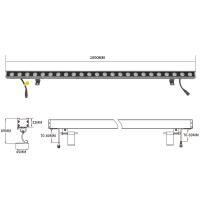 China Aluminum Alloy 24W DC24V IP67 LED Bridge Wall Light 1400LM for sale
