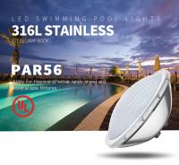 China 900LM IP68 PAR56 SS316L UL Swimming Pool Light Circular for sale