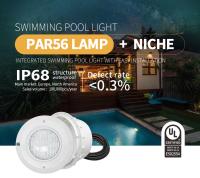 China 100% synchronous control 18W SMD5050 Plastic UL Certificated Pool Light PAR56 for sale