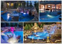 China 2000ma DC24V LED Underwater Swimming Pool Lights IP68 VDE Cable for sale