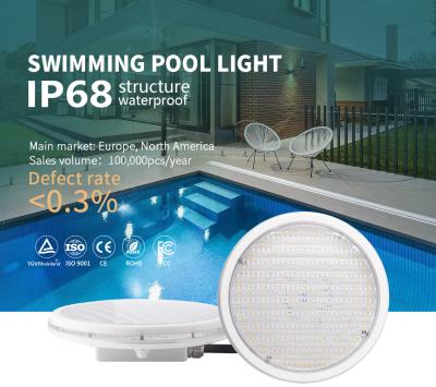 China Anti UV Waterproof 2200ma Par56 Led Pool Light 1800LM for sale