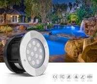 China 480LM Ip68 DC24V Stainless Steel Underwater Lights FCC for sale