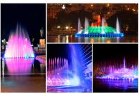 China 600LM 18W DMX512 Rgb Led Fountain Lamp DC24V Waterproof for sale