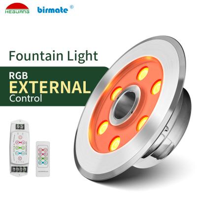 China 6W DC24V Waterproof Underwater Fountain Light  200LM RGB for sale