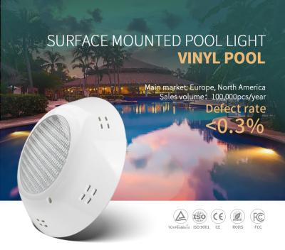 China 1500ma 18W Vinyl Pool Lights 1400LM Waterproof LED Pool Lights for sale