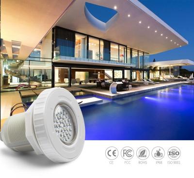 China 12v 290ma 3W Color Changing Pool Lights 70lm Dimmable for sale