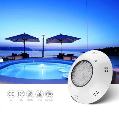 China PC Cover IP68 250LM 1300ma Fiberglass Pool Lights SMD5050 for sale