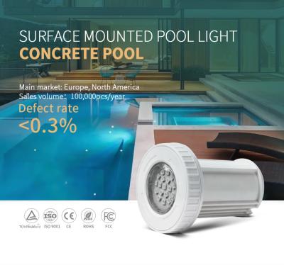 China IP68 ABS Surface Mount LED Pool Light 3W External Control for sale