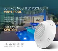 China VDE 520LM Vinyl Pool Lights IP68 Waterproof Switch Control 12v 17W for sale