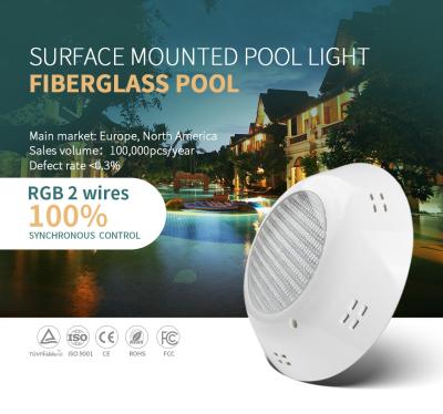 China 520LM VDE LED Vinyl Pool Light Synchronization Control IP68 2050ma for sale