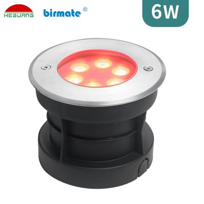 China Outdoor SMD3535 SS304 Led Ground Lights 6 Watt RGB IK10 for sale