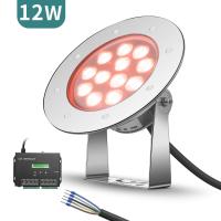 China IP68 Waterproof 480LM 500ma Led Underwater Pool Light DMX512 VDE for sale