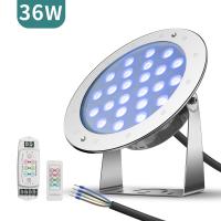 China 35W 1200LM Waterproof Led Underwater Light RGB IP68 FCC for sale