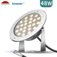 China 48W 24V SMD3535 Led Underwater Pond Light ERP Stainless Steel for sale