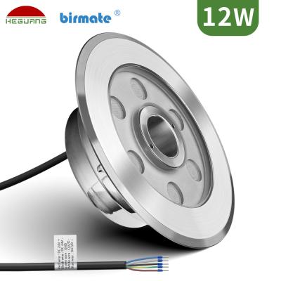 China 12W 24V Monochromatic IP68 LED Fountain Lights 6500K CCT for sale