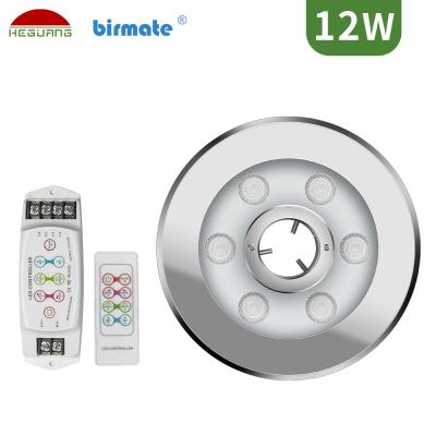 China 350LM 12W SS316L Swimming Pool Fountain Lights SMD3535 RGB for sale