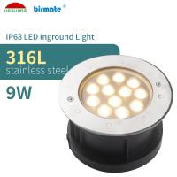 China 9W 90lm/w SMD3030 Waterproof LED Ground Lamp ERP 850LM for sale