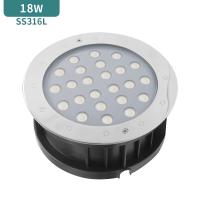 China 6500k IP68 ERP Waterproof Led Underground Light 18W IK10 for sale