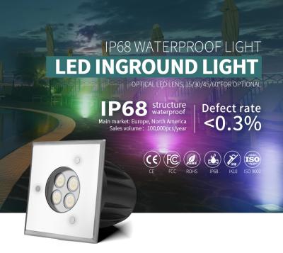 China Lawn Plaza 300LM SMD3030 Underground LED Lighting DC24V for sale