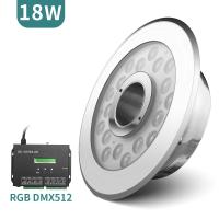 China SMD3535 RGB DMX512 Control Water Fountain Lights 600LM 18W VDE for sale