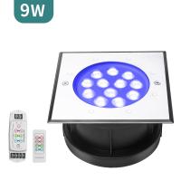 China External Control DC24V 9W Led Underground Light SMD3535 RGB for sale