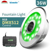 China 1860ma SS316L 36W Submersible Led Fountain Lights 1000lm for sale