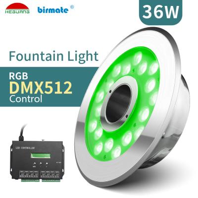 China 1860ma SS316L 36W Submersible Led Fountain Lights 1000lm for sale