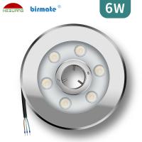 China 500LM SS316L IP68 6W Underwater Led Fountain Lights for sale