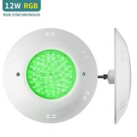 China 250LM RGB Synchronous Fiberglass Pool Lights SMD5050 Color Changing for sale