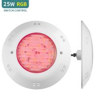China RGB Switch IP68 25W Fiberglass Pool Lights 1200LM Rgb Swimming Pool Lights for sale