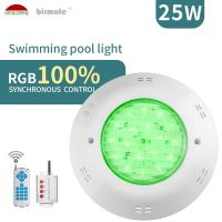 China FCC 25W RGB Color 1200LM Led Inground Pool Light VDE AC12V Waterproof for sale