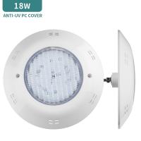 China 12V IP68 Outdoor Fiberglass Pool Lights 19W 120° Beam Angle Transparent PC for sale