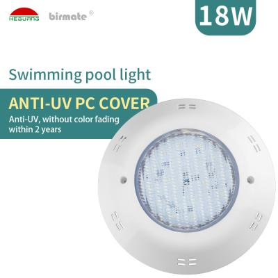 China 12V IP68 Outdoor Fiberglass Pool Lights 19W 120° Beam Angle Transparent PC for sale