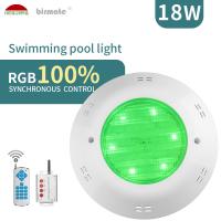 China 18X1W Fiberglass Pool Light Assembly RGB Color Synchronous Control IK10 for sale