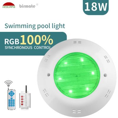 China 18X1W Fiberglass Pool Light Assembly RGB Color Synchronous Control IK10 for sale