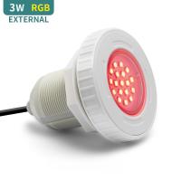 China 3W 12v VDE RGB Led Swimming Pool Lights 250ma SMD5050 Surface Mounted for sale