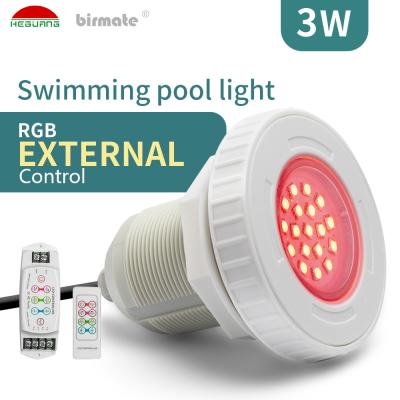 China 3W 12v VDE RGB Led Swimming Pool Lights 250ma SMD5050 Surface Mounted for sale
