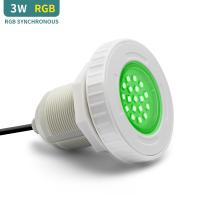 China 3W 70LM 12v SMD5050 RGB Vinyl Pool Lights Synchronous Control for sale